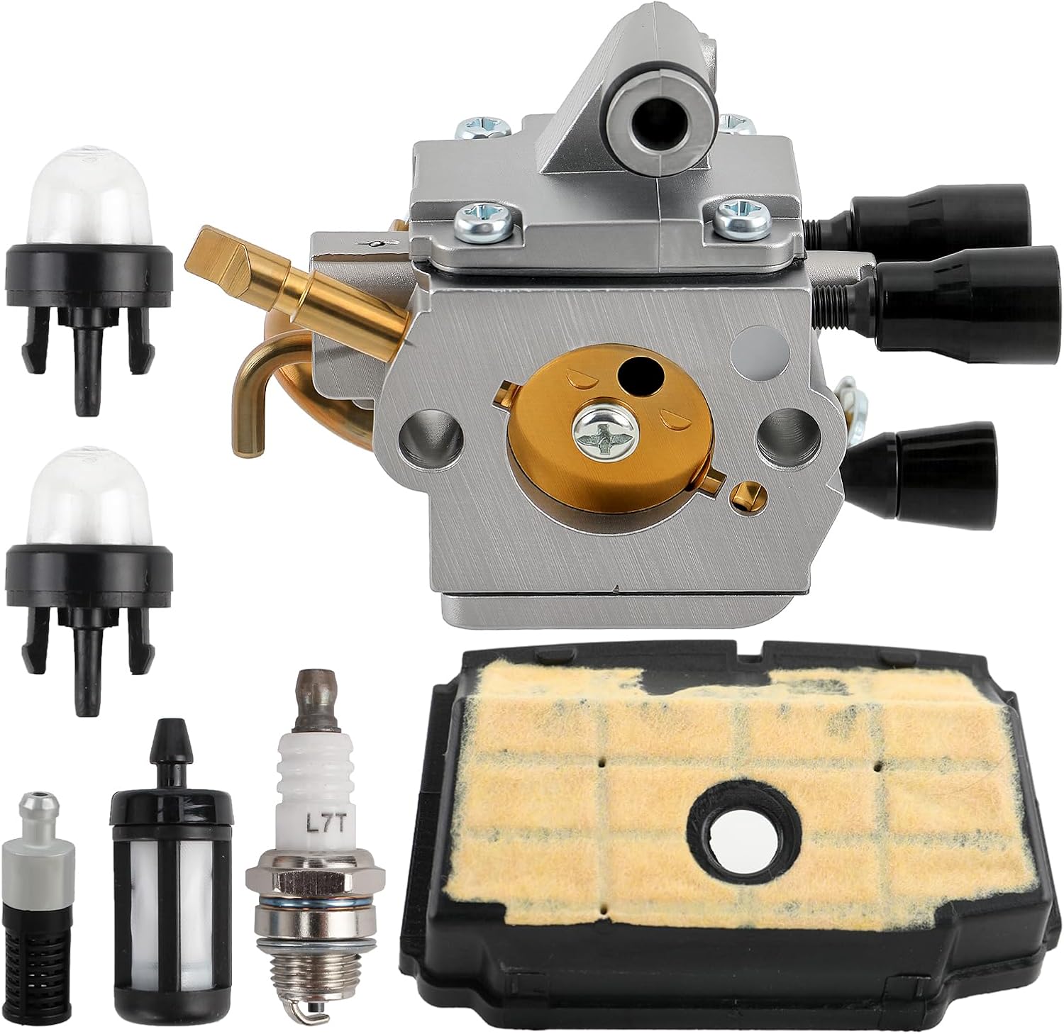 Amazon.com: Topkidame 1137-120-0621 Carburetor Fits for Stihl MS194 ...