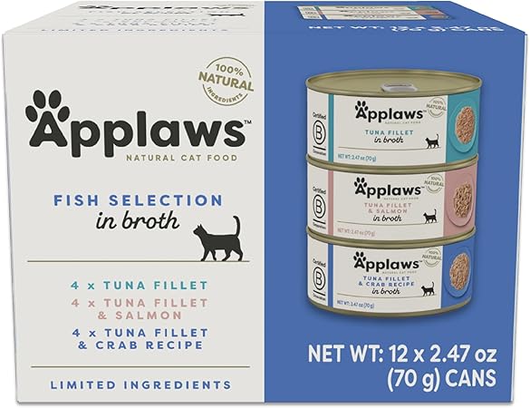 Amazon.com : Applaws Natural Wet Canned Cat Food, Limited and Natural ...