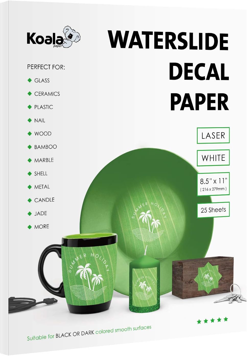 Koala 25 Sheets Waterslide Decal Paper For LASER South Africa Ubuy koala-25-sheets-waterslide-decal-paper-for-laser-south-africa-ubuy
