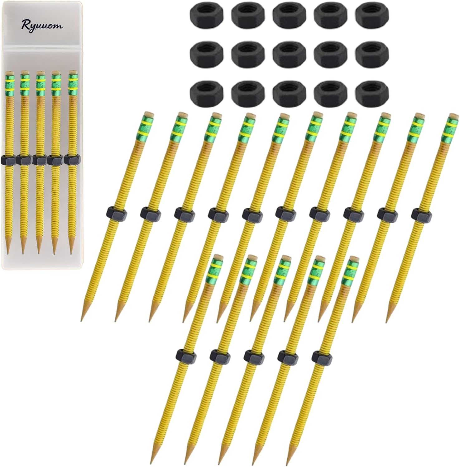 Amazon.com : 2025 New Threaded Pencil for Adhd & Anxiety, 10/20 PCS #2 ...