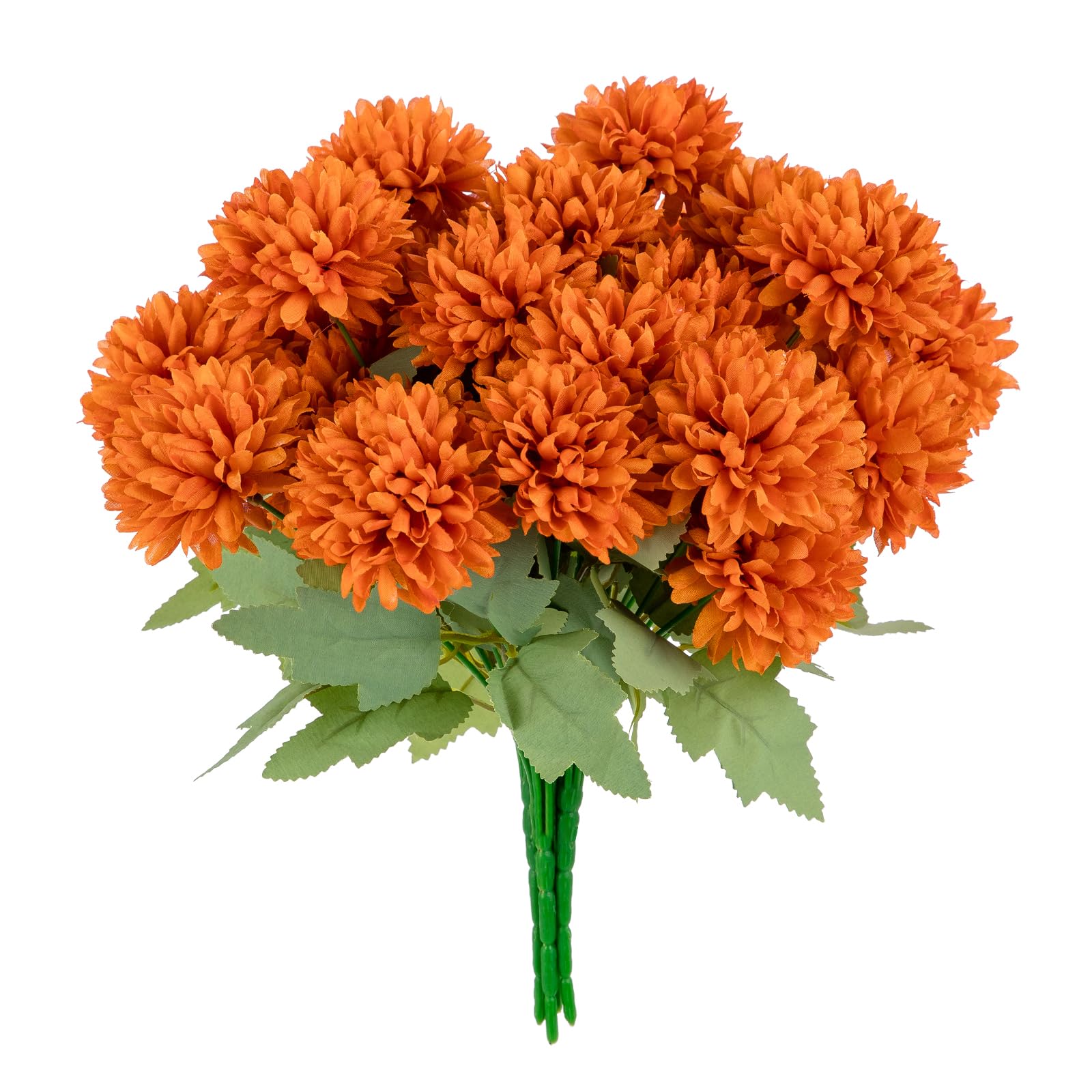 Amazon.com: Artificial Marigold Flowers, 4 Pack 12 Inch Silk Marigold ...