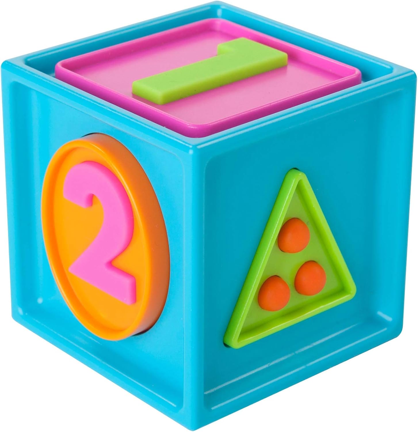 Amazon.com: Fat Brain Toys FA179-1 Smarty Cube 1-2-3 Learning Toy ...