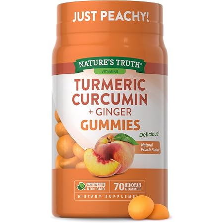 Amazon.com: Turmeric Curcumin Gummies - Vegan Turmeric Ginger Gummy ...
