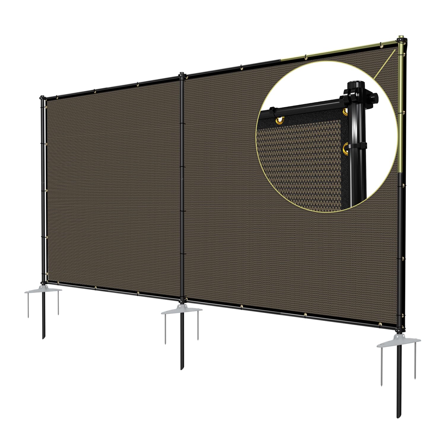 Snapklik.com : TANG 6x12 Outdoor Privacy Screen FreeStanding, 220GSM ...