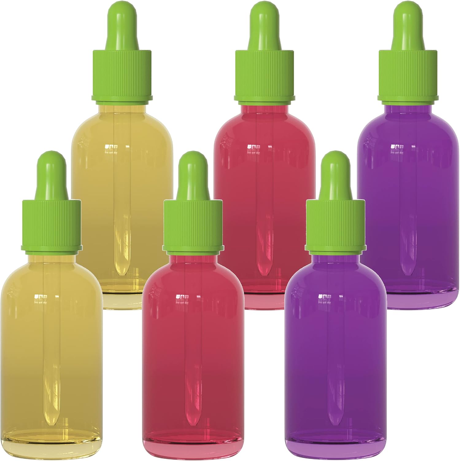 Amazon.com: Dropper Bottles Mix Clear Glass, for Essential Oil, Eye ...