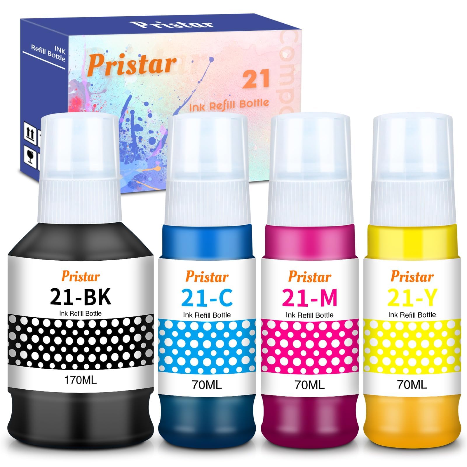 Amazon.com: GI-21 GI21 G3270 G3290 Ink Refill Bottles Compatible for ...