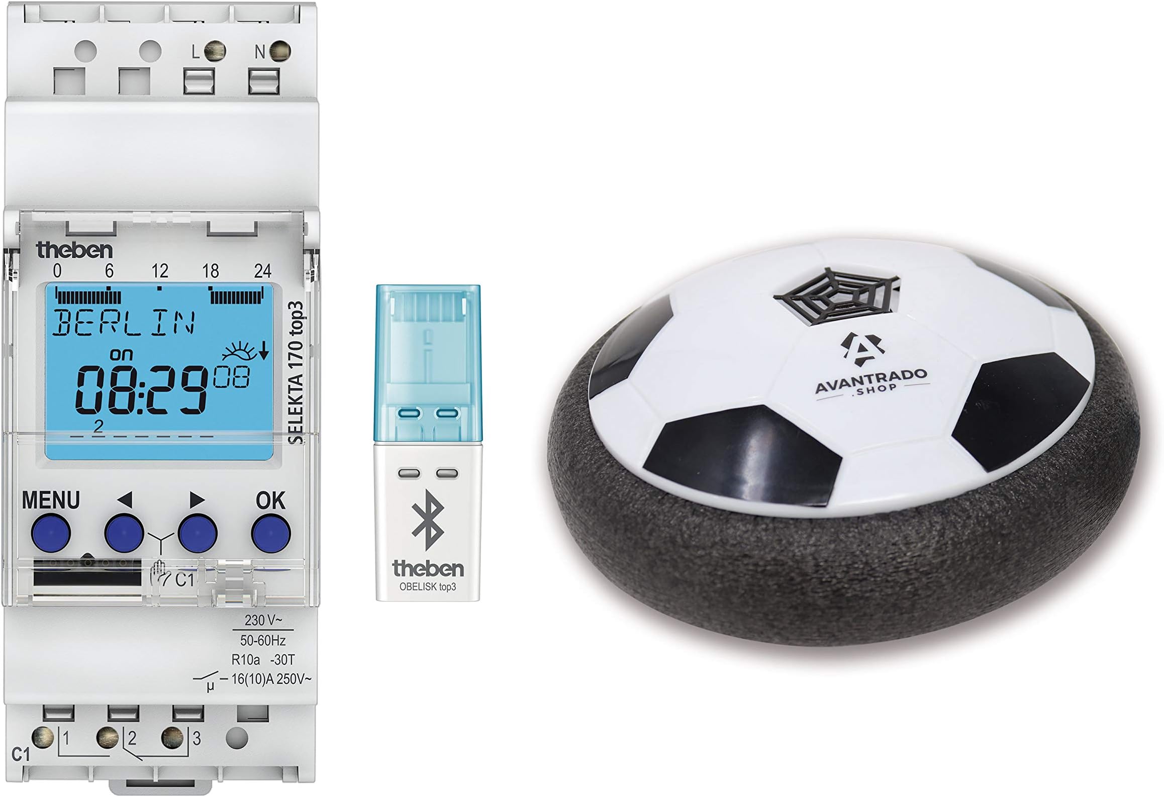 theben SELEKTA 170 top3 - Horloge à Programme astronomique 1 Canal (Set ...