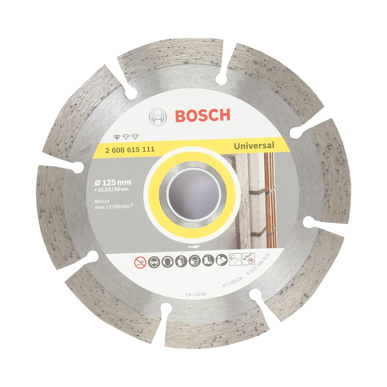 BOSCH 5" 125MM MARBLE/CONCRETE CUTTING WHEEL : Amazon.in: Industrial ...