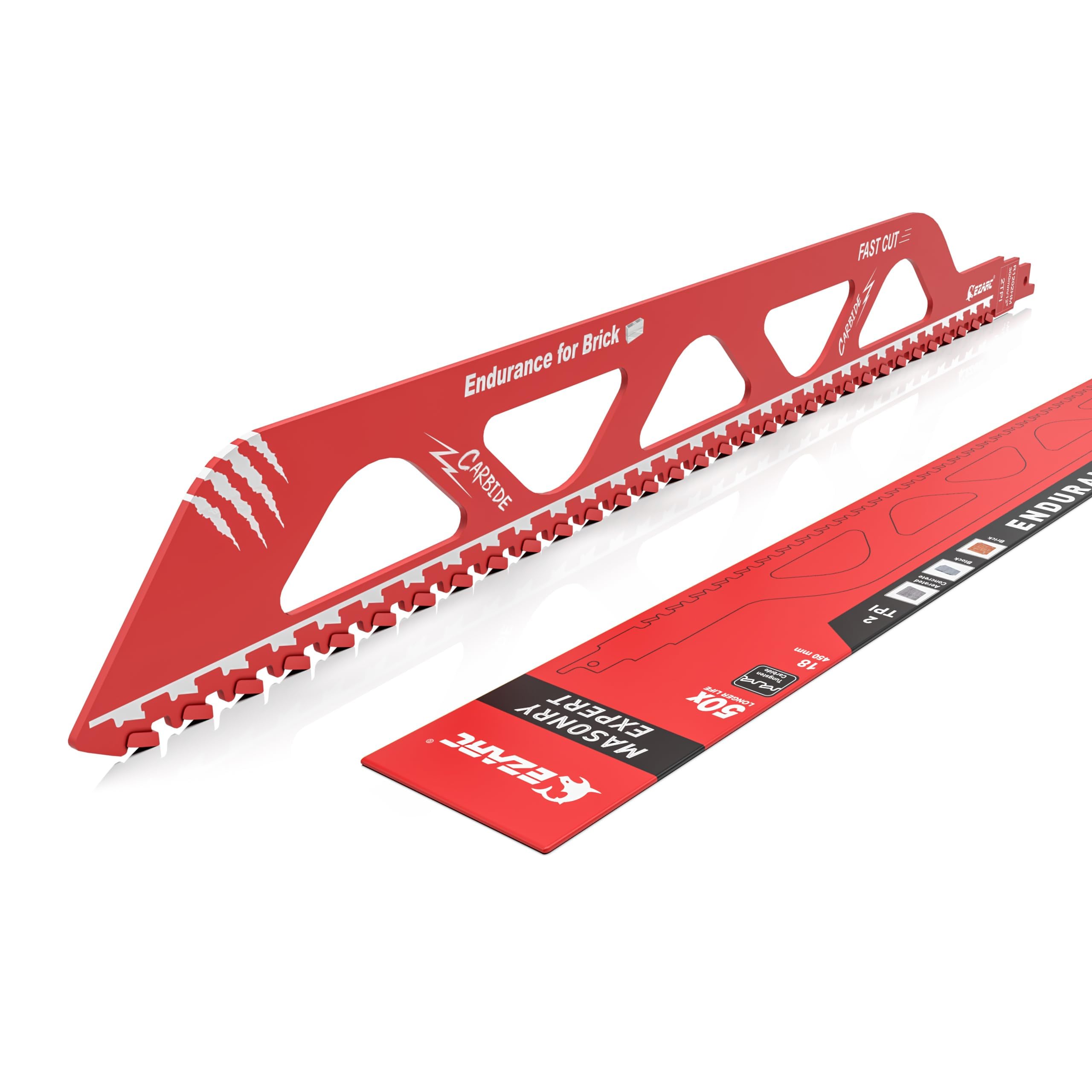 Snapklik.com : EZARC 18-Inch Demolition Masonry Reciprocating Saw Blade