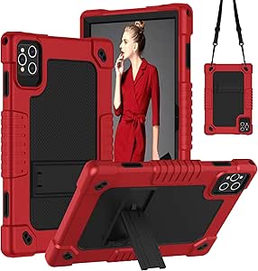 Amazon.com: Kebiory for MEIZE D115 KADYBE D115 10.1 Inch Tablet Case & Shoulder Strap Kickstand ...