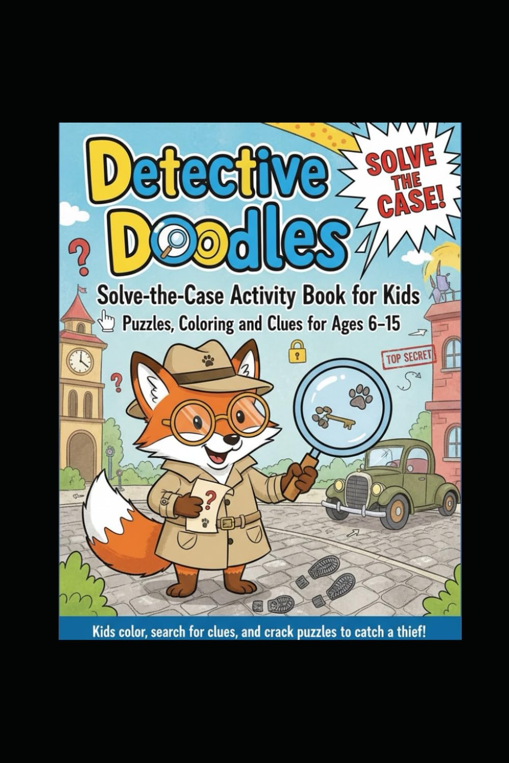 Detective Doodles: Solve the Case!: Solve-the-Case Activity Book for ...