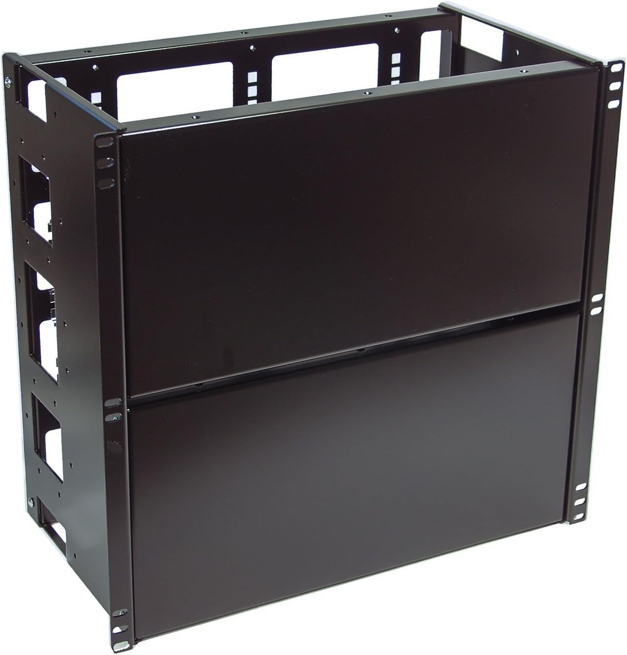 Amazon.com: 10U Rackmount Dual Panels Din Rail and Solid Panels for general purpose application ...