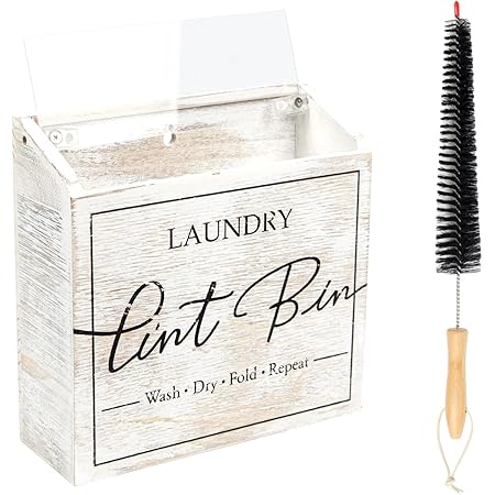 Amazon.com: Lint Bin for Laundry Room Magnetic- Metal Lint Box for ...
