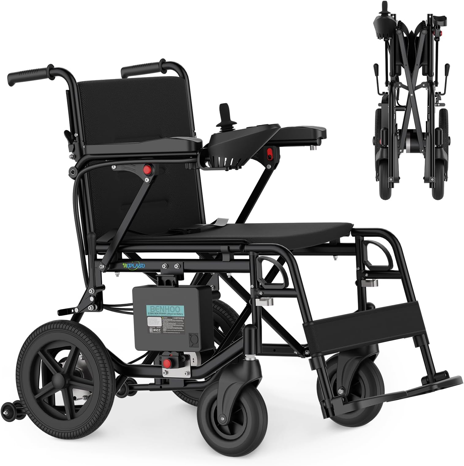 Amazon.com: 30+ Miles Long Travel Range, Electric Wheelchair for Adults ...