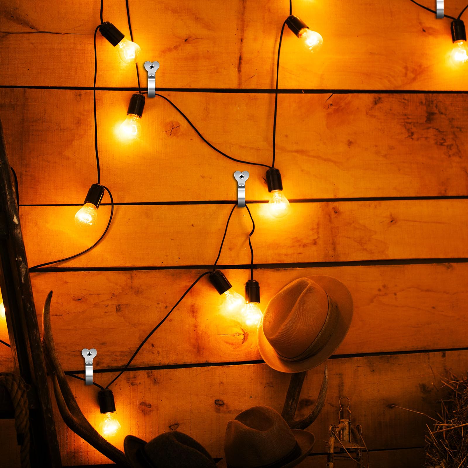 Snapklik.com : Light Hanger Hooks, Screw Hooks For Hanging Christmas ...