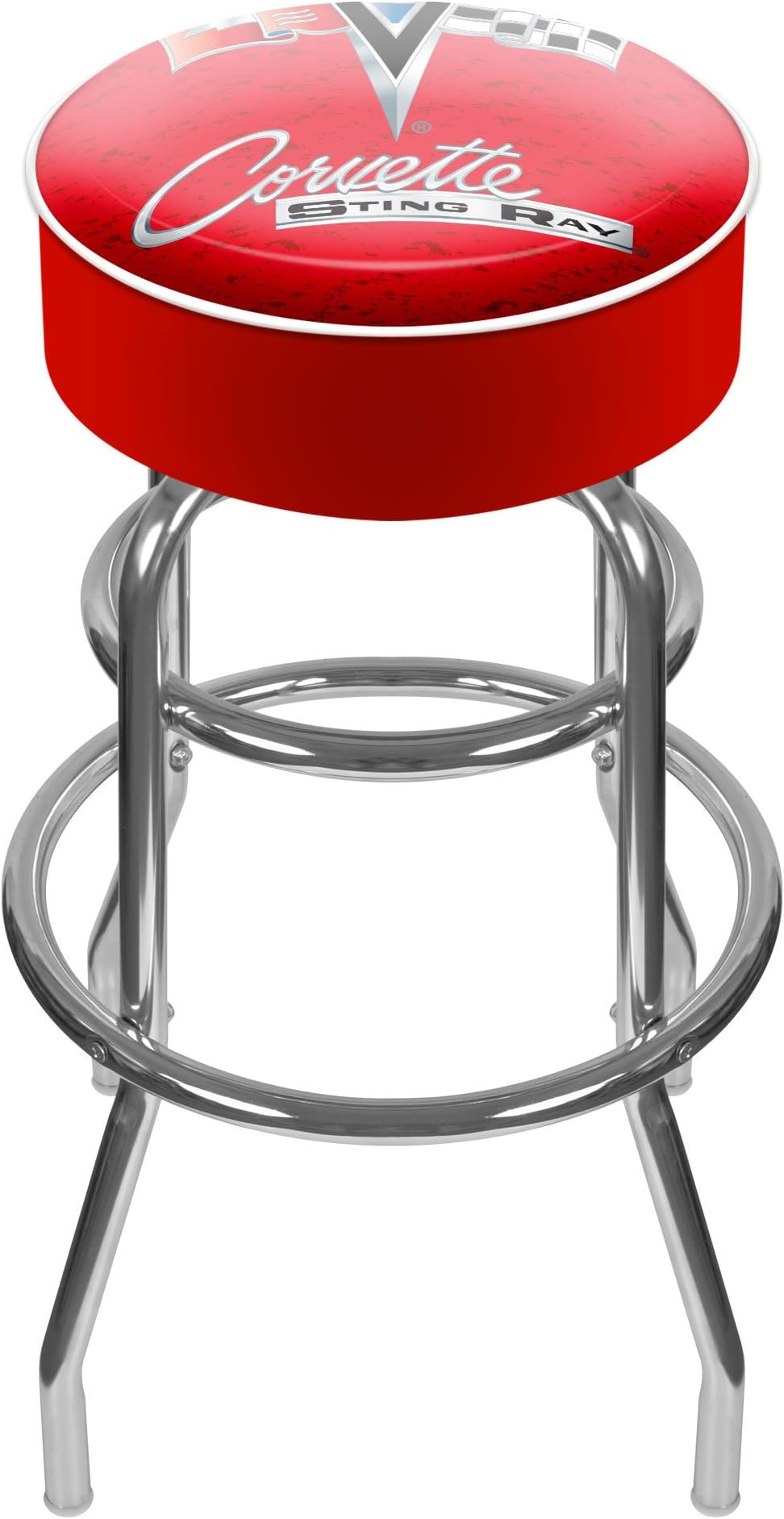 Amazon.com: Corvette Central Chevy Service Metal Stool : Home & Kitchen