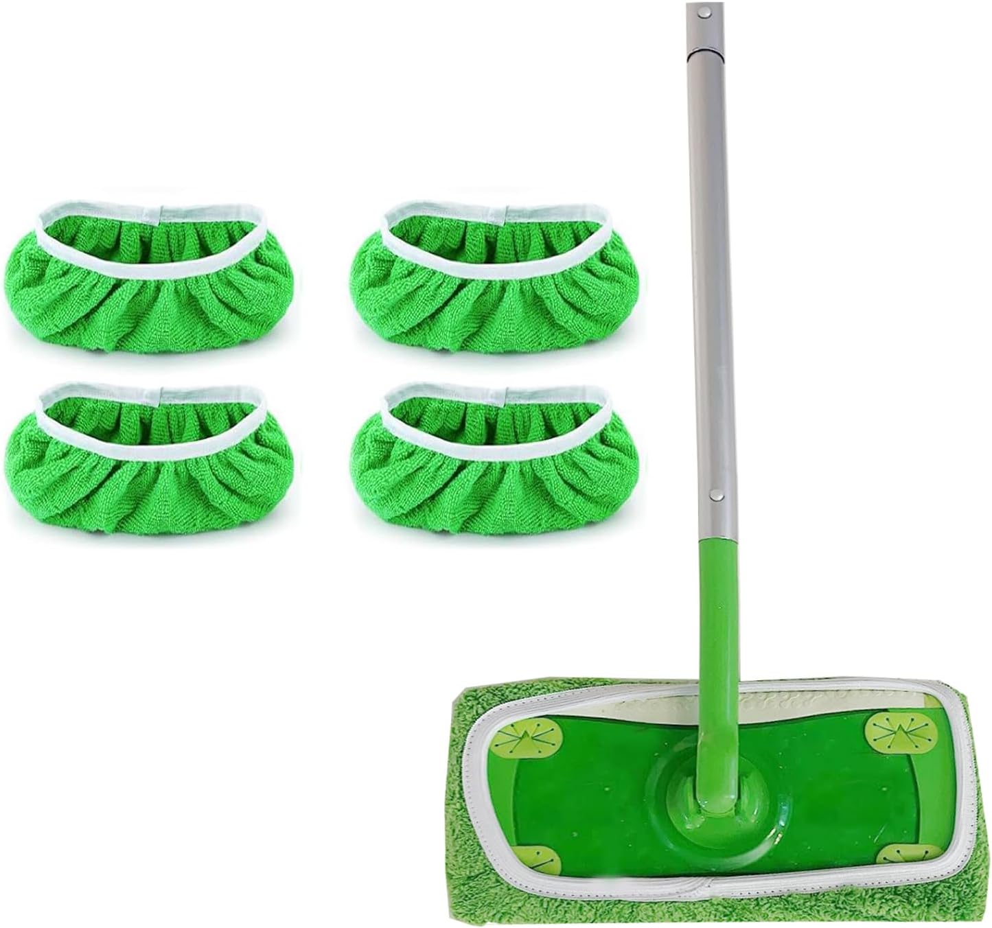 Amazon.com: JEBBLAS Reusable Mop Pads Washable Mop Refills for Swiffer ...