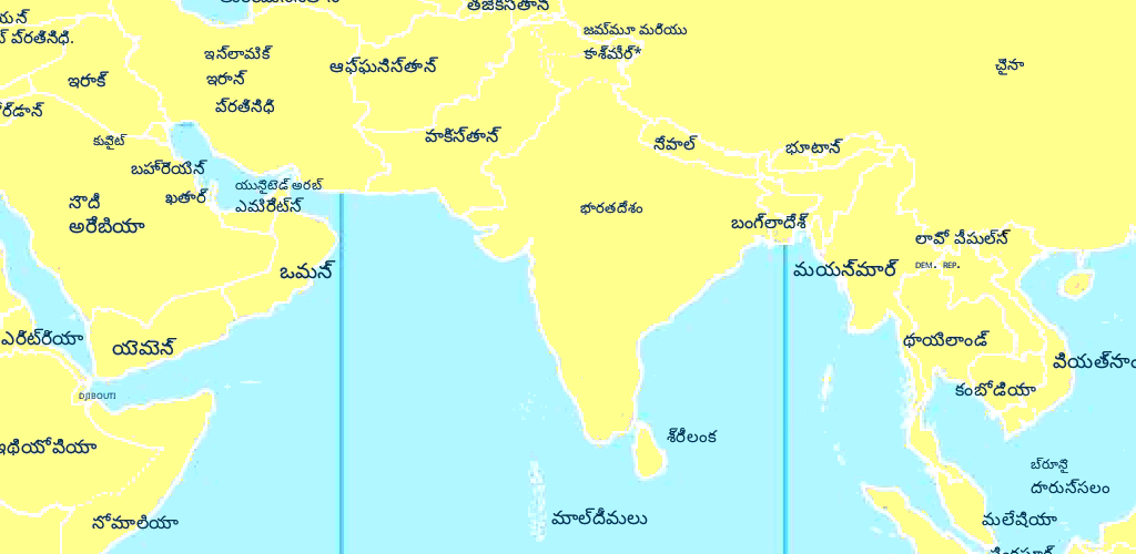 Telugu Map