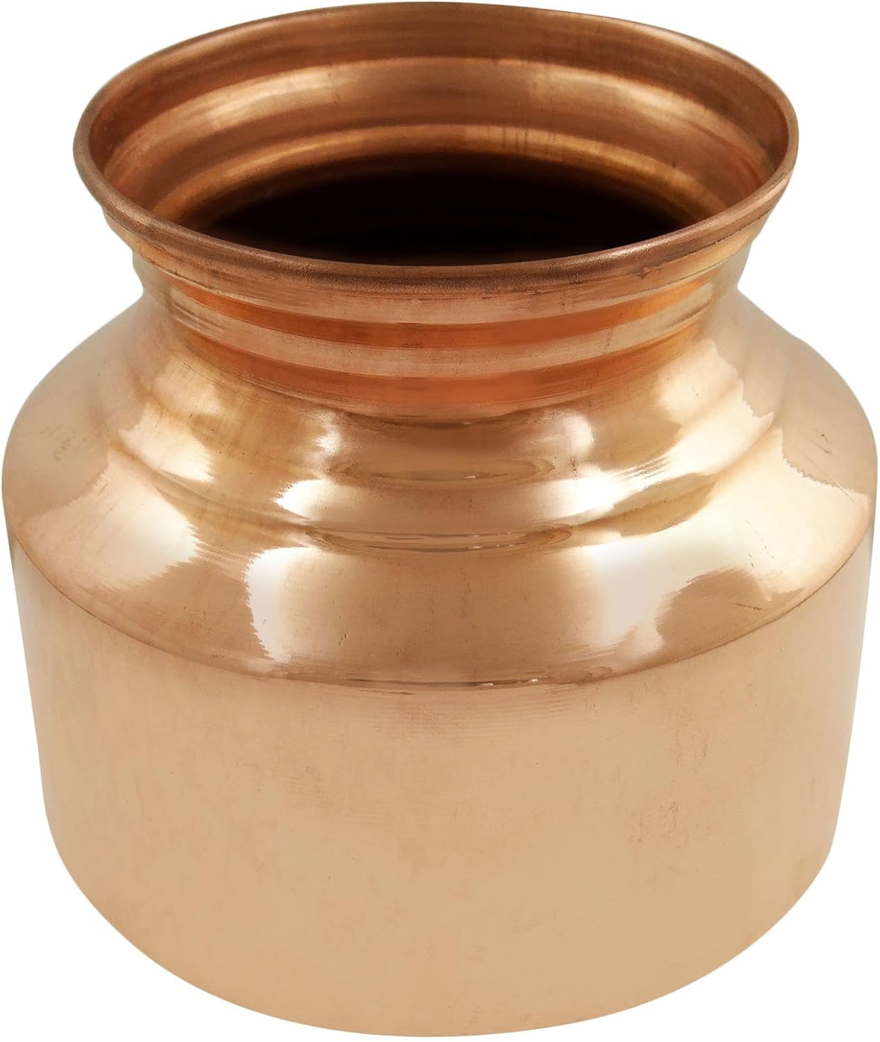 Amazon.com: ibaexports Indian Traditional Copper Kalash Pooja Prayer ...