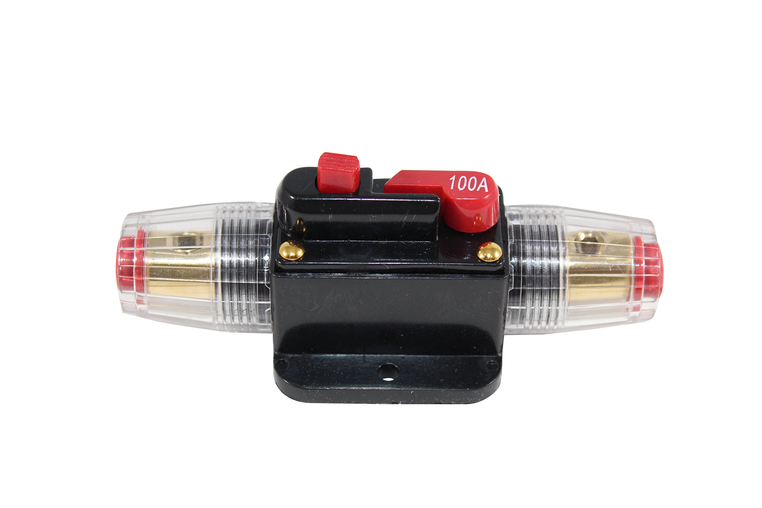Snapklik.com : 2 Piece 100A Circuit Breaker Reset Fuse Holder Inline ...