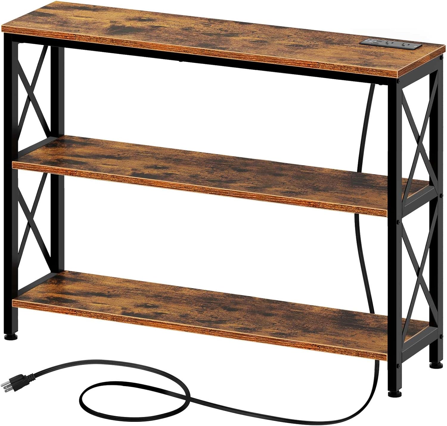 Rolanstar Console Table with Charging Station, Philippines | Ubuy
