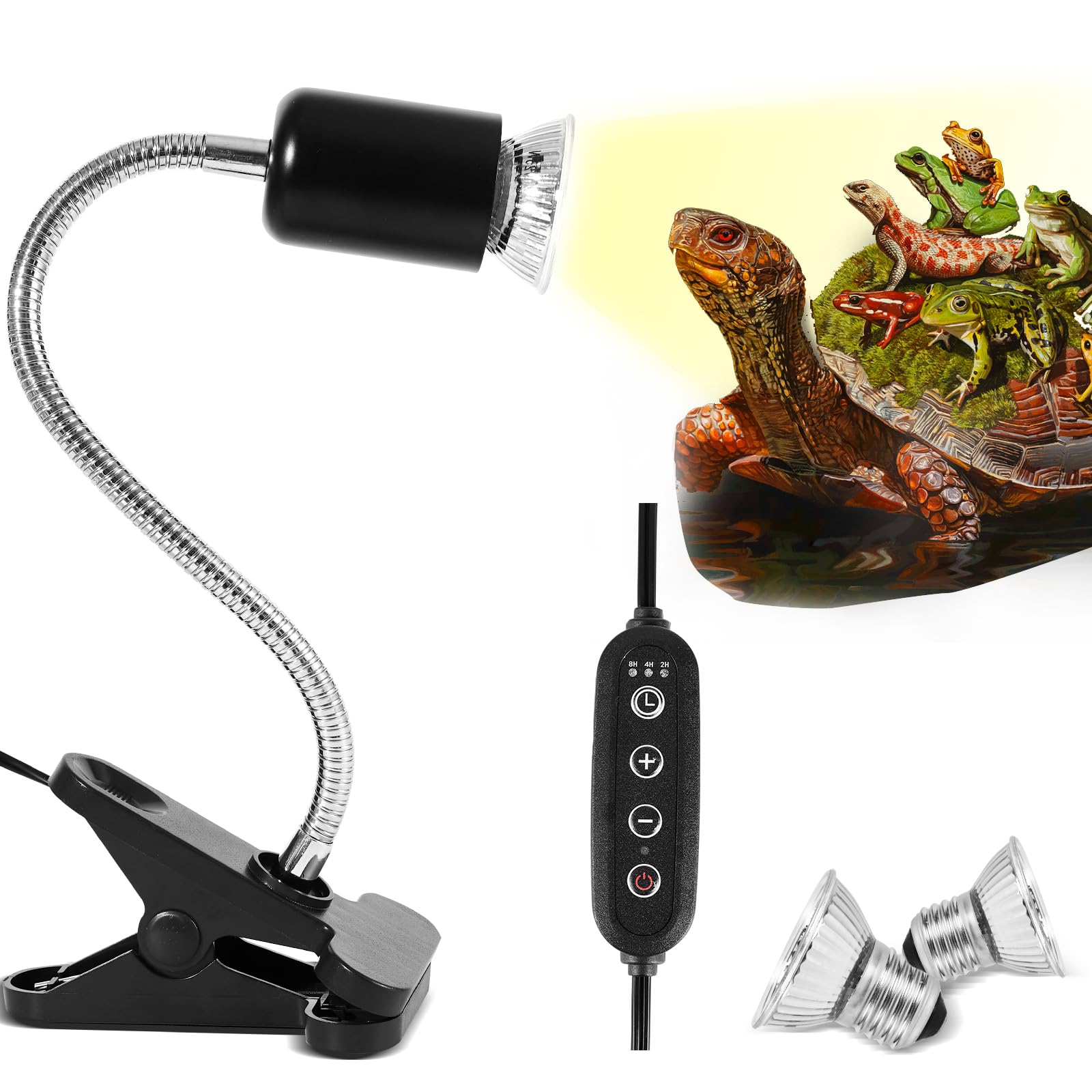 Amazon.com: Hajigopet is a Versatile and Safe Reptile Heat lamp,with ...