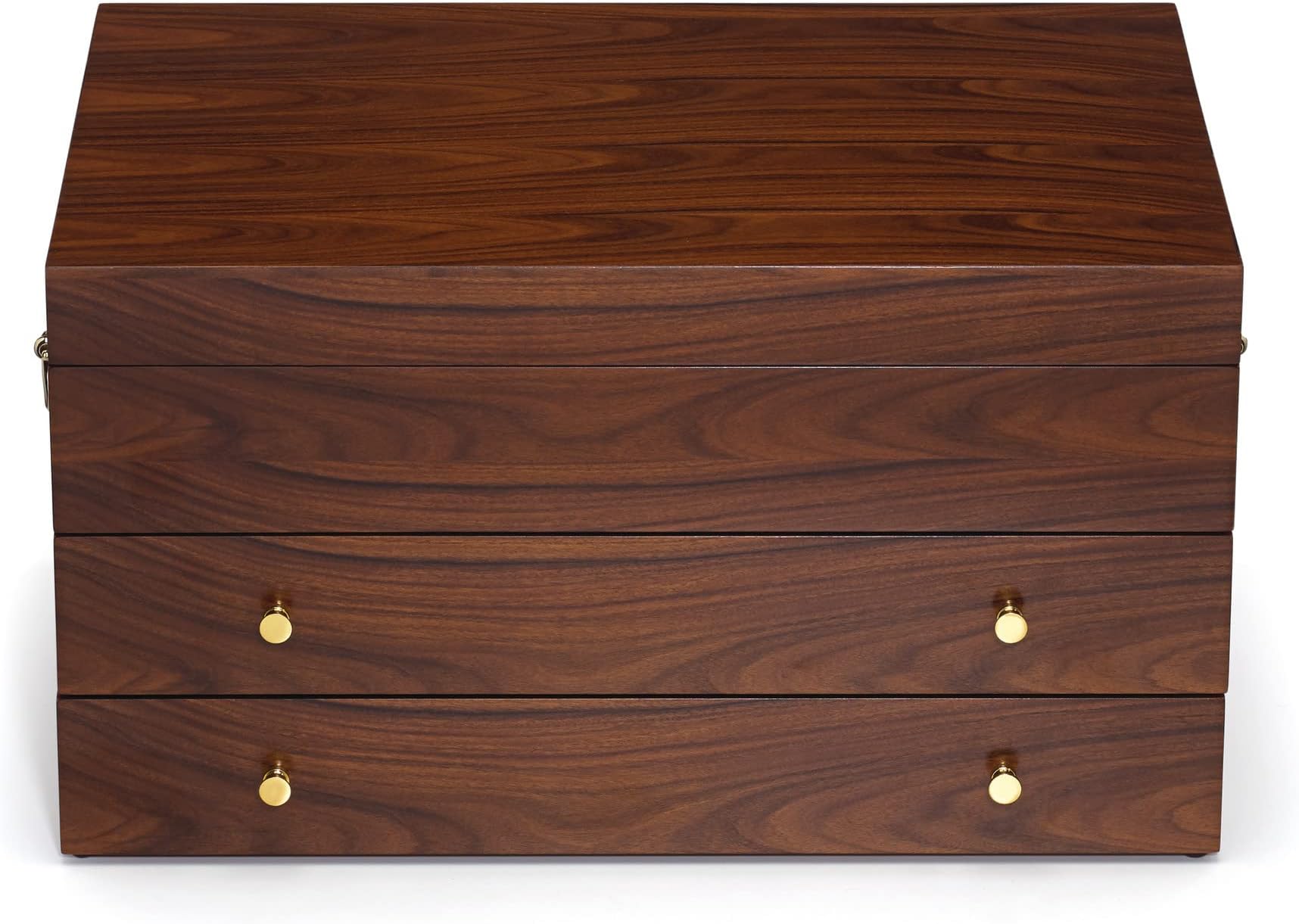 Amazon.com: Wallace Felt Lined Flatware Storage Chest with Drawer, 15 ...