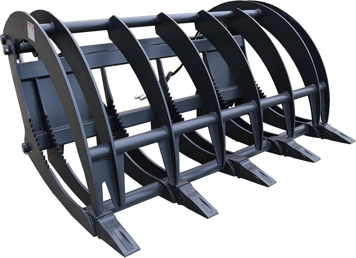 Amazon.com : Landy 72-inch Clam Grapple Rake for Universal Skid Steer ...