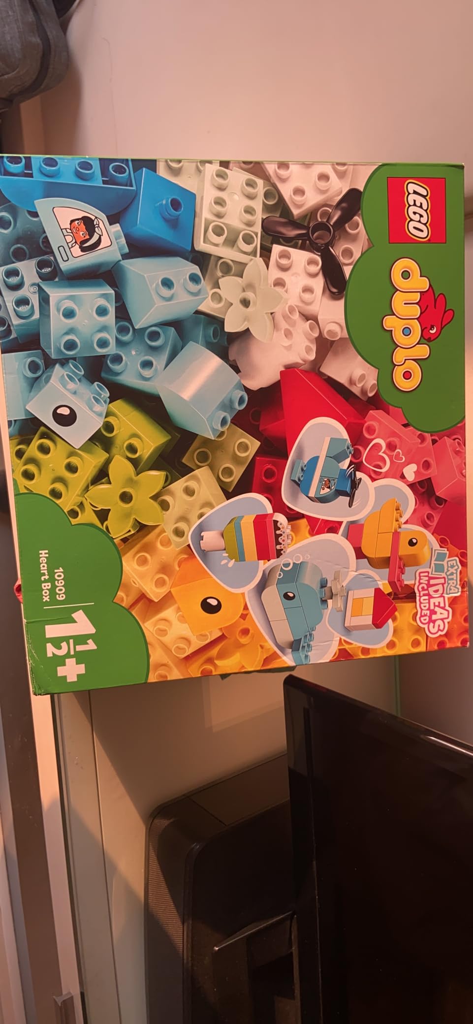 Buy LEGO 10909 DUPLO Classic Heart Box First Bricks Building Set ...