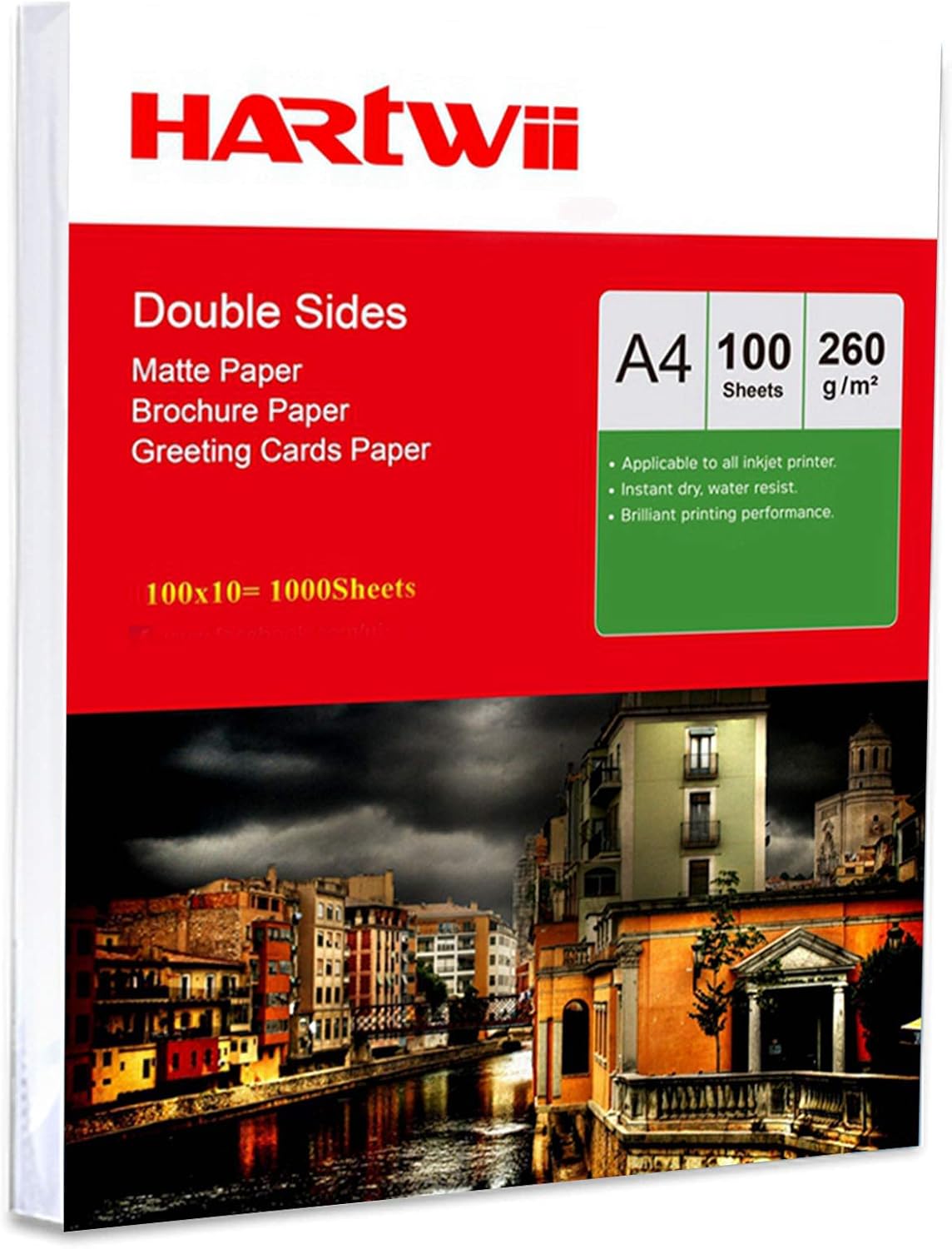 A4 Double Sides Matt Matte Photo Paper - 1000Sheets Inkjet Paper ...