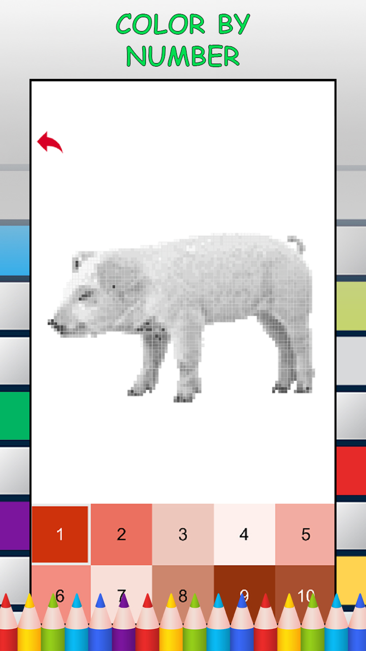 Buy Pigs Color by Number - No Ads Pixel Art Game - Coloring Book Pages ...