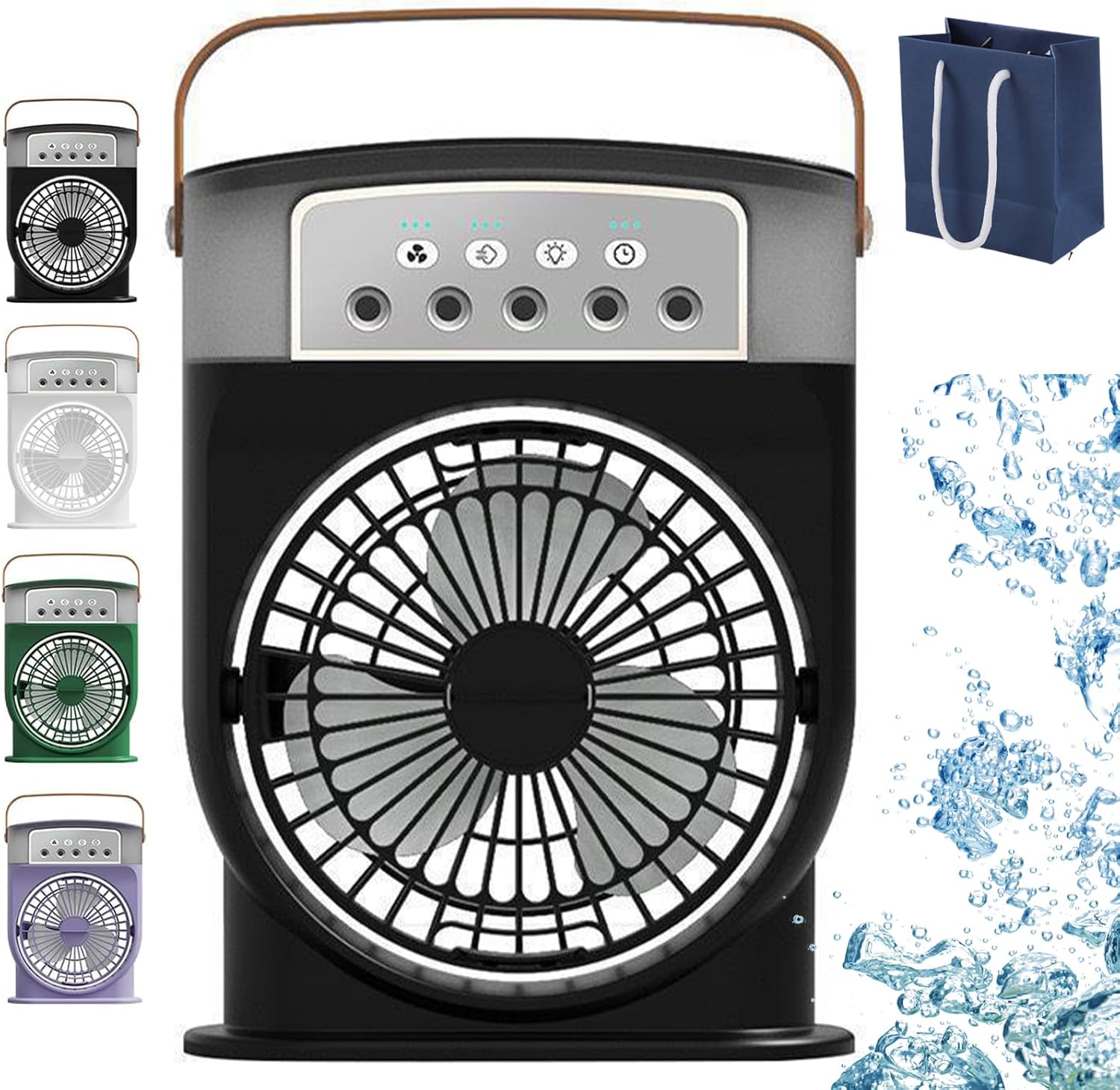 Camic Aqua Freeze Portable Air Cooler Fan, Fan with Ice Cooling System ...