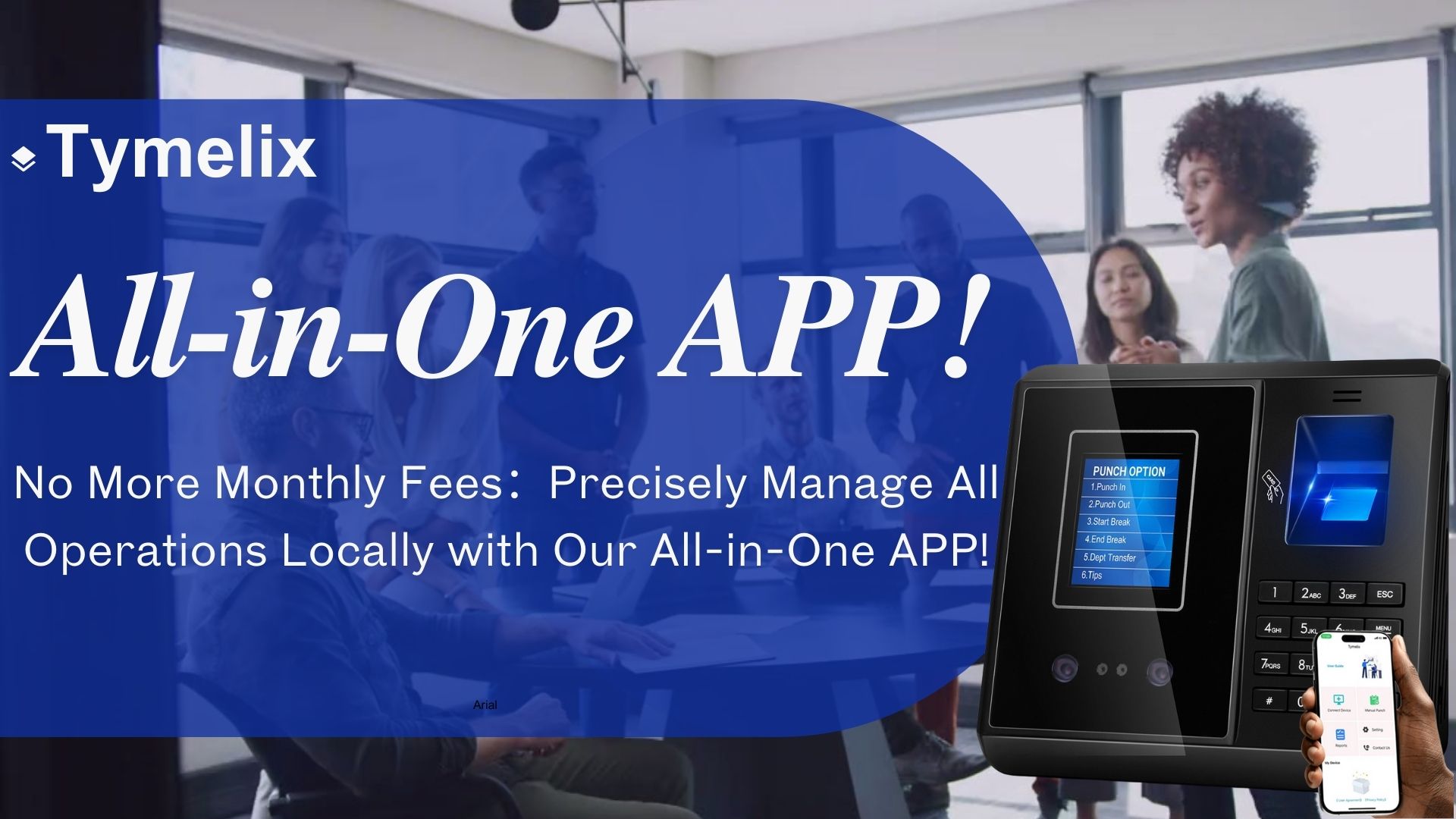 Watch Tymelix Time Clock App-Based No Monthly Fee on Amazon Live