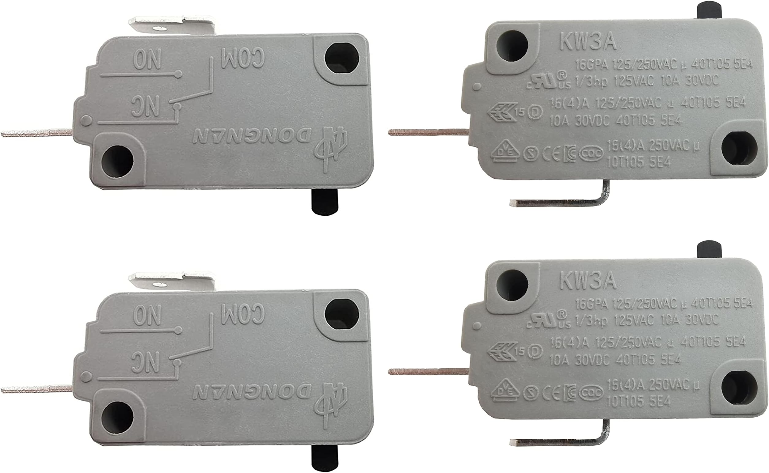 Amazon.com: KW3A Microwave Oven Door Switch 16A 125/250V Door Interloc ...