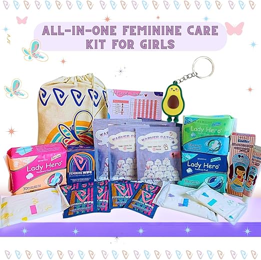 Amazon.com: Period Kit for Tweens - First Period Kit for Girls 9-12 10 ...