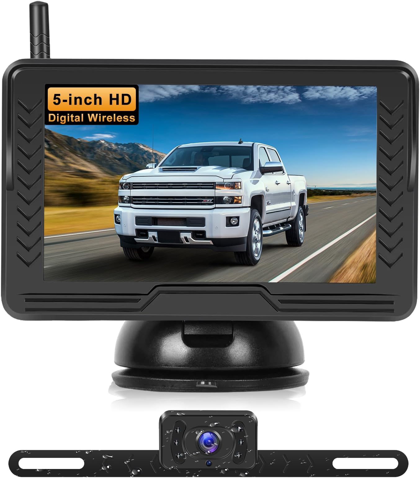 Amazon.com: Wireless Backup Camera 5-Inch for Truck: Easy Setup HD ...