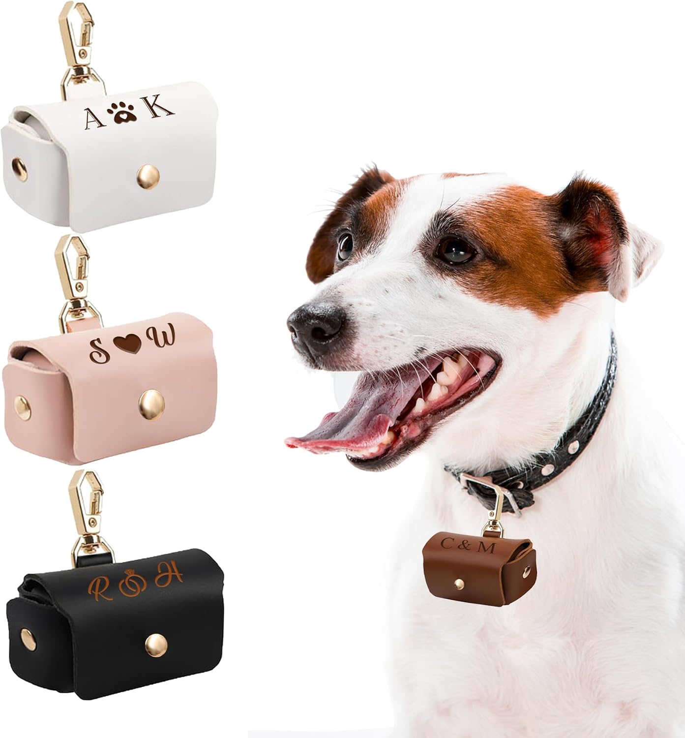 Amazon.com: Roycraft Personalized Wedding Ring Box for Dog Collar Ring ...