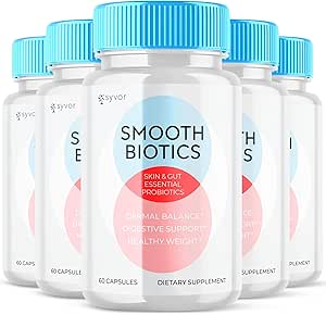Amazon.com: (5 Pack) Smooth Biotics Pills - Smooth Biotic Skin & Gut ...