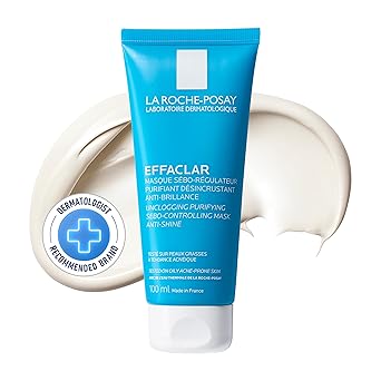 Amazon.com: La Roche-Posay Effaclar Clarifying Clay Face Mask for Oily ...