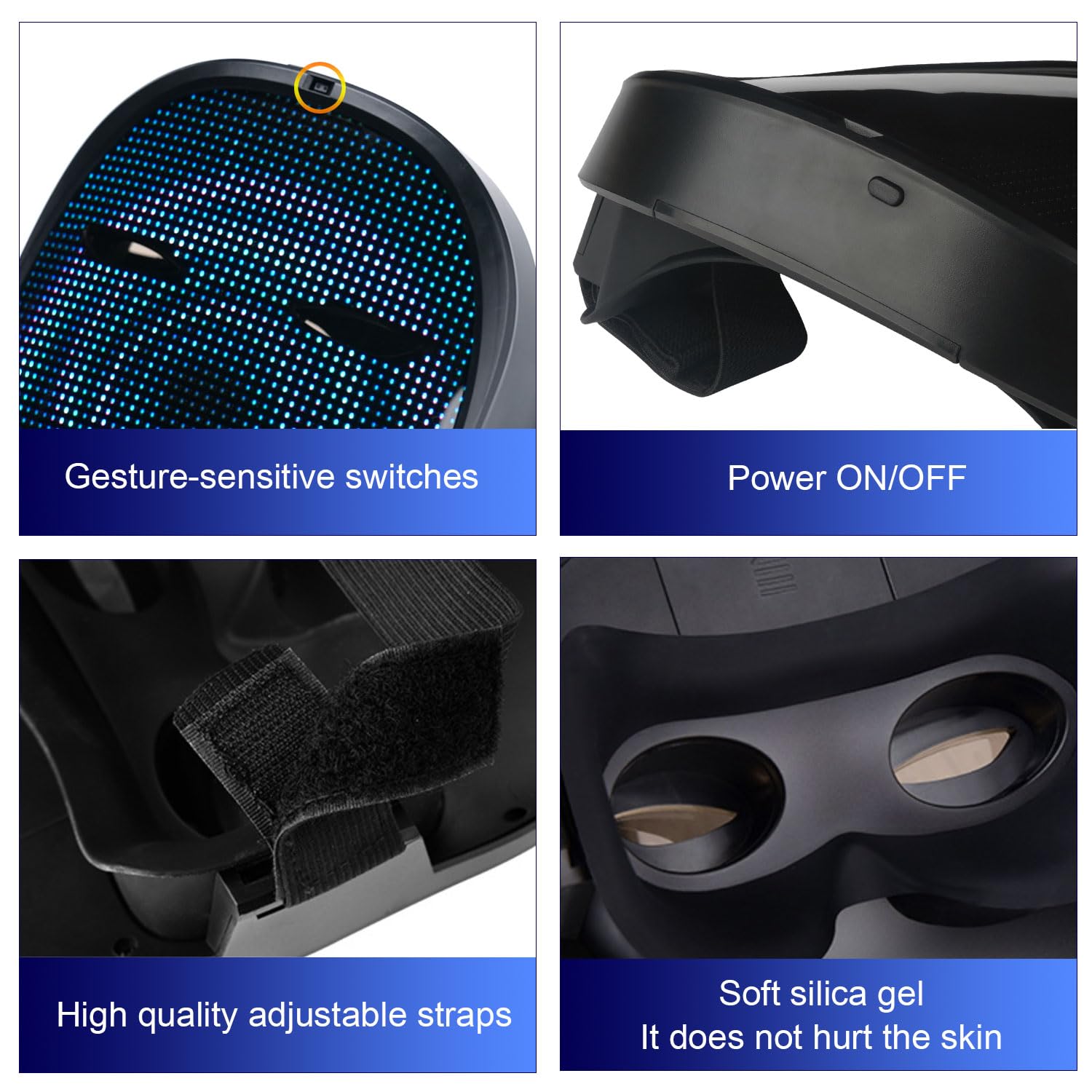 MEGOO Led Mask with Bluetooth...B08L793CZ9 | Encarguelo.com