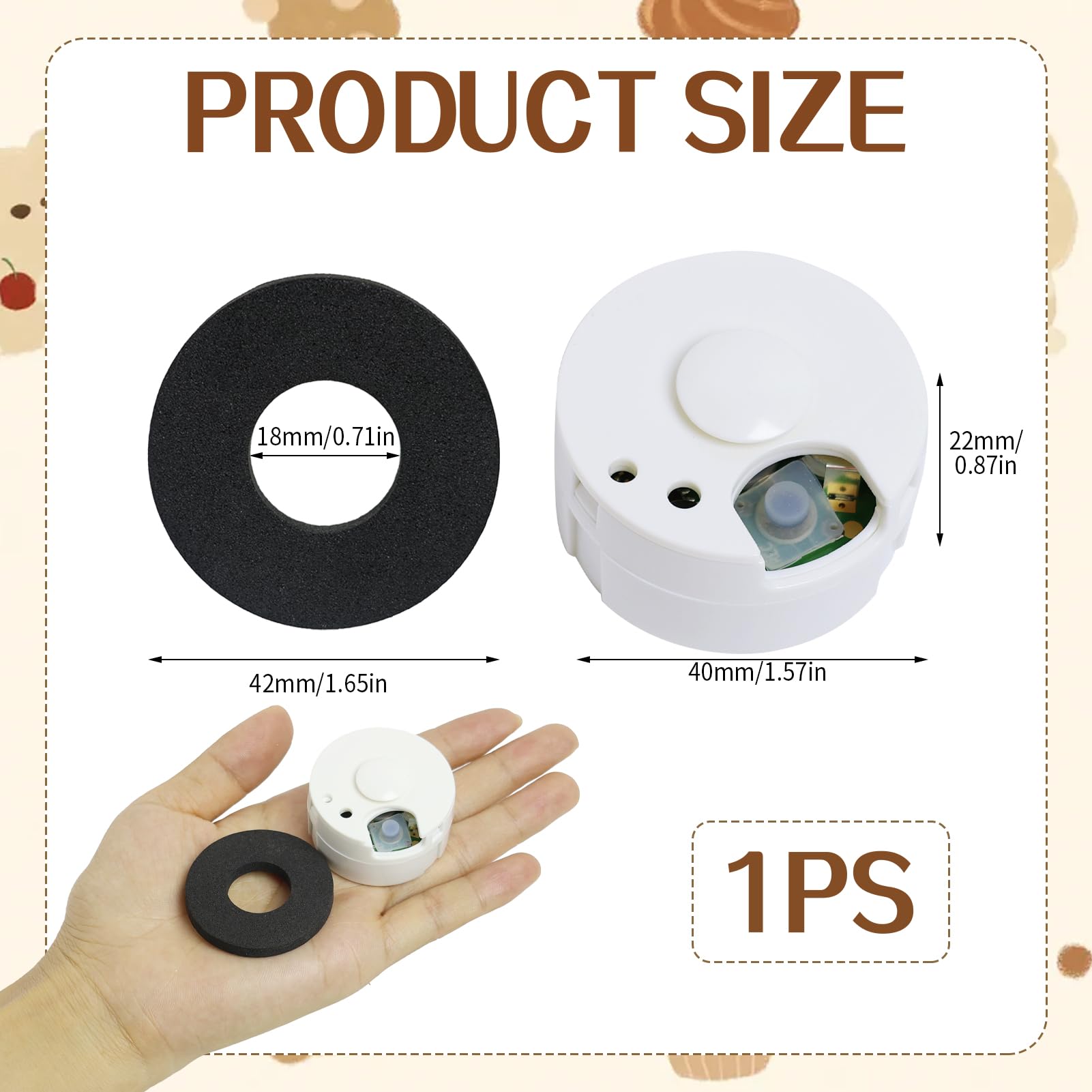 60-Second Voice Recorder for Teddy, Mini Voice Recorder for Plush Toys ...