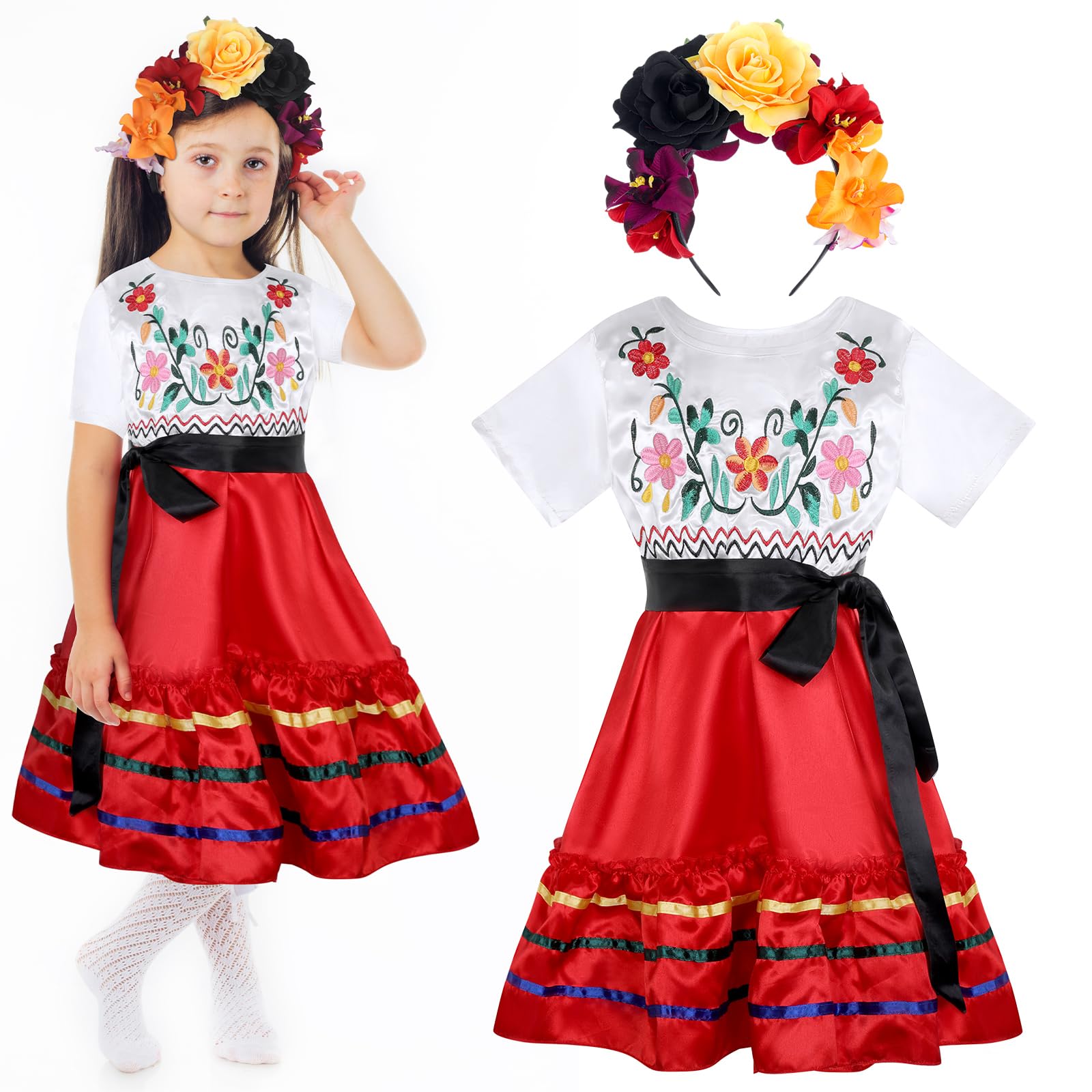 Snapklik.com : Croknit 4 Pcs Mexican Traditional Costume Set Halloween ...
