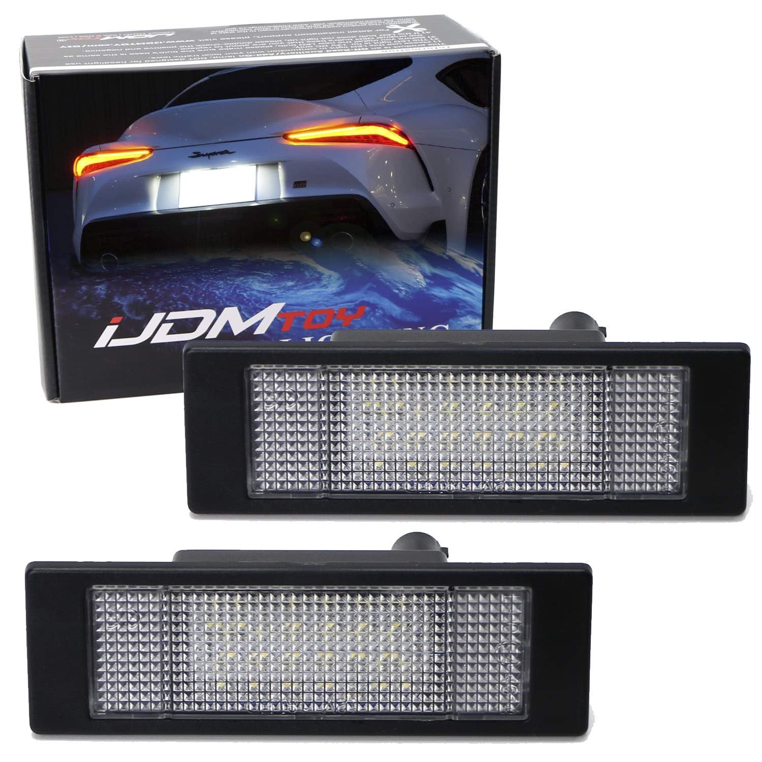 License Plate Light IJDMTOY LED S - Super Bright 18-SMD Kit For Nissan ...