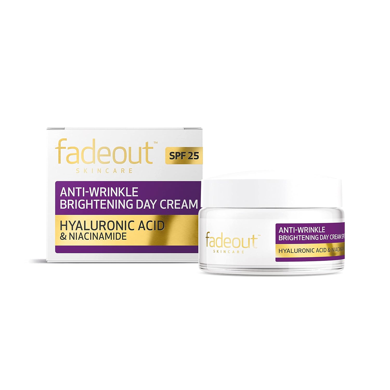 Fade Out Anti Wrinkle Brightening Day Cream with SPF25 Moisturiser ...