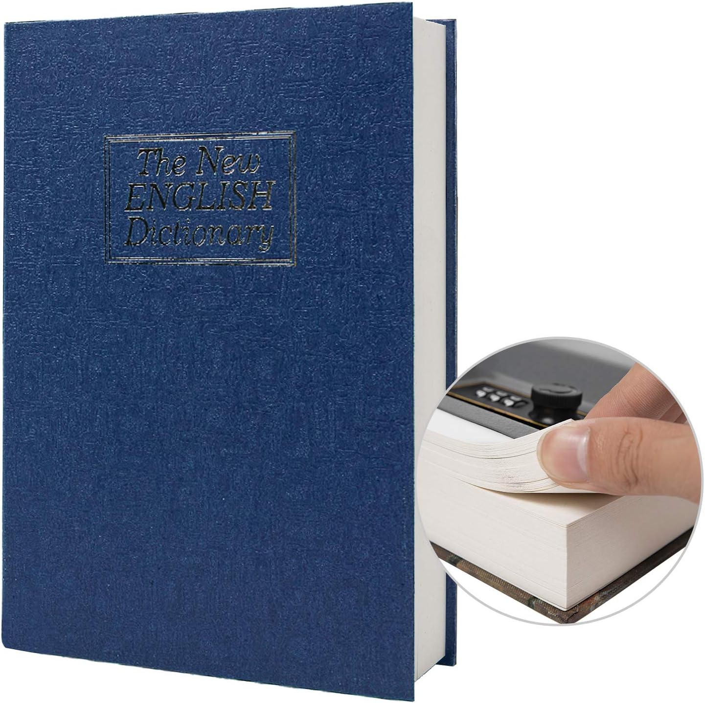 Book Safe with Key – Portable New English Dictionary Hidden Mini Safe ...