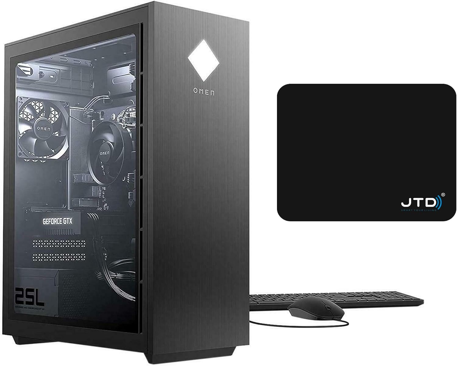 Amazon.com: OMEN 25L Gaming Desktop PC, 10th Core i7-10700F Processor 8 ...