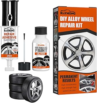 Amazon.com: Hoghaki Wheel Scratch Repair Kit, Alloy Rim Scratch Repair ...