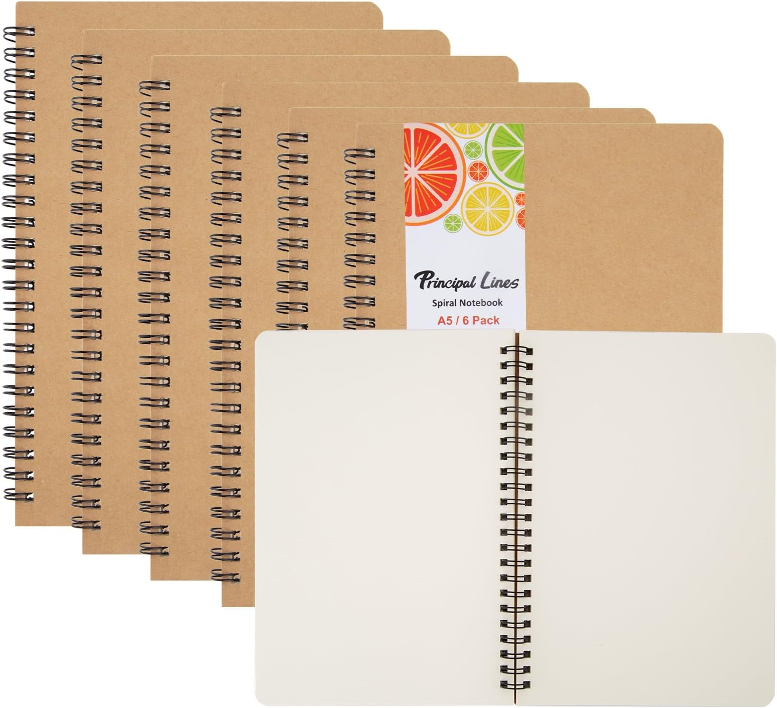 Amazon.com : DENSET Spiral Notebooks, Blank notebook,Unlined notebook ...