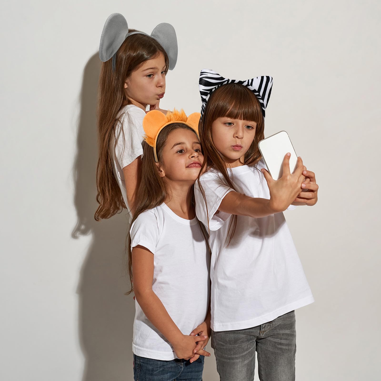 Snapklik.com : Cindeer 3 Pcs Halloween Ear Costume Headband Zoo Jungle ...