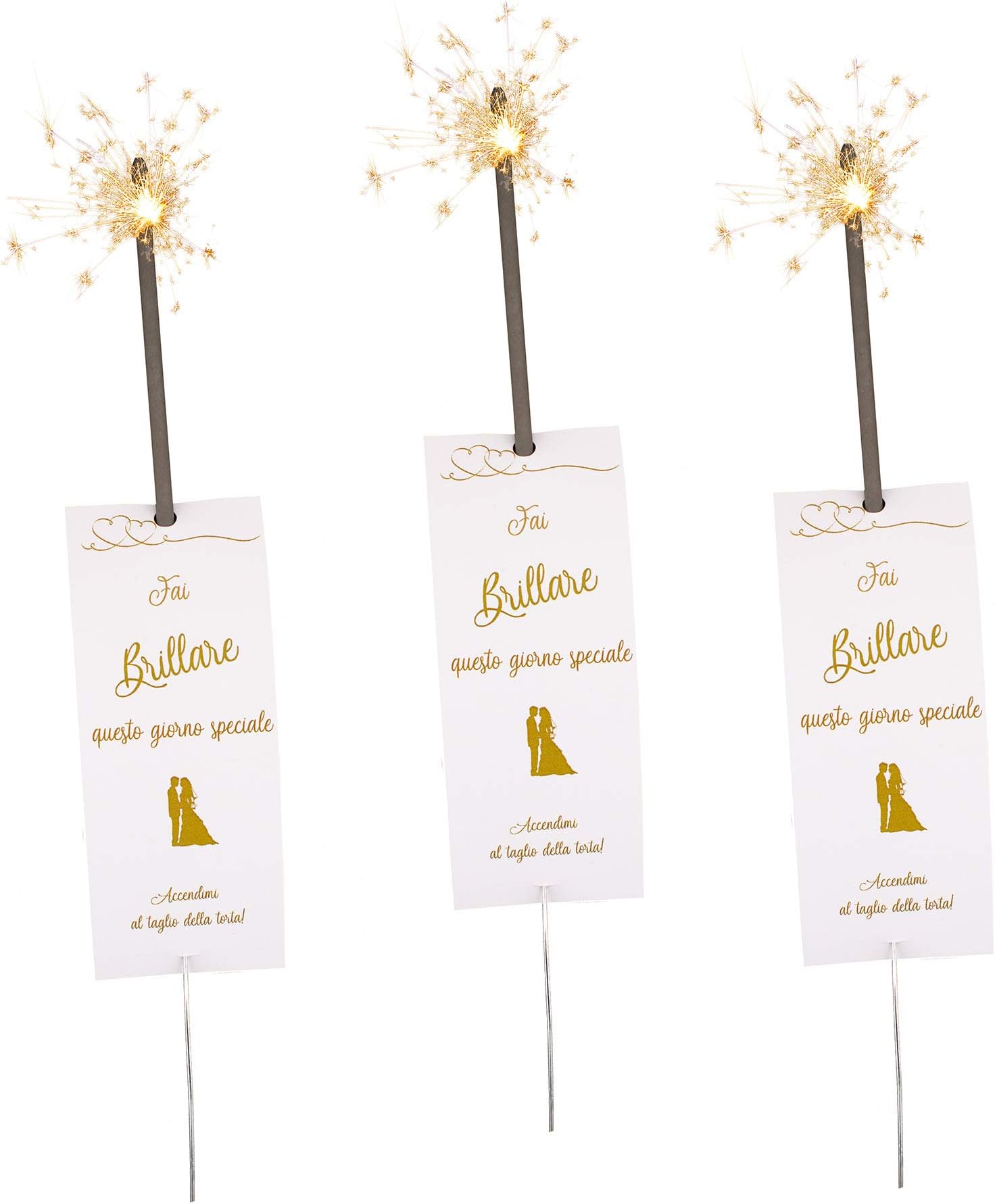 Scintille Luminose per Matrimonio e Cartoncini con Frase. Stelline ...